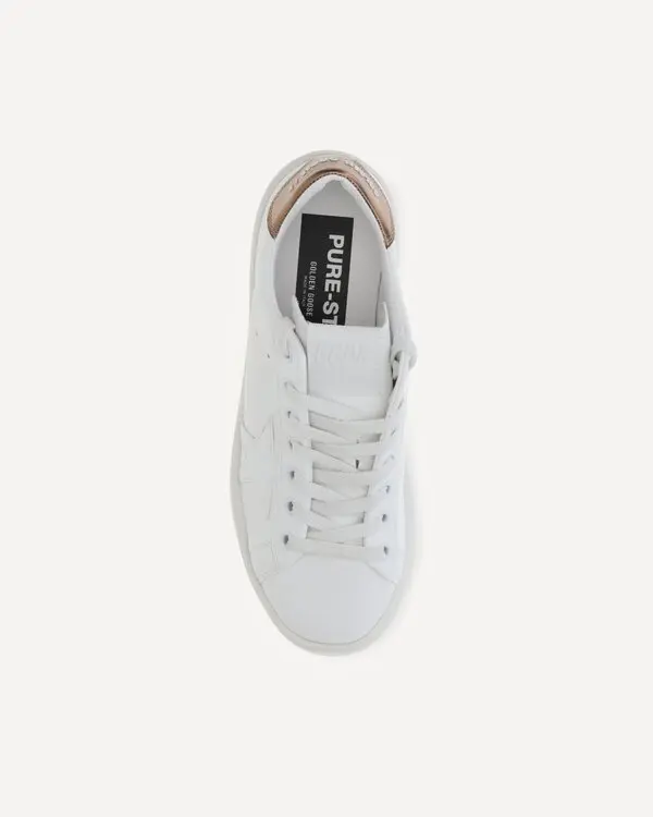 GOLDEN GOOSE Pure Star Leather Sneakers - White