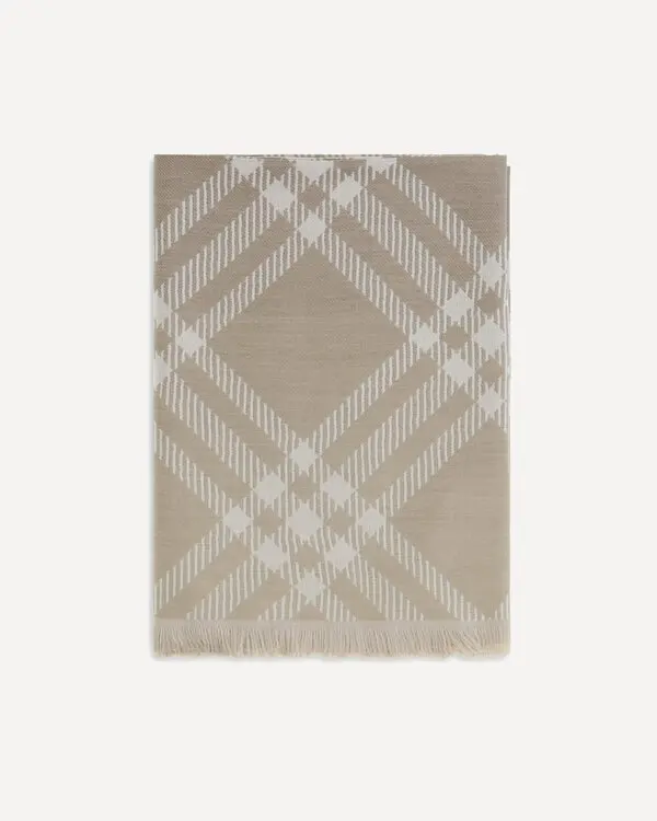 Burberry Wool And Silk Scarf