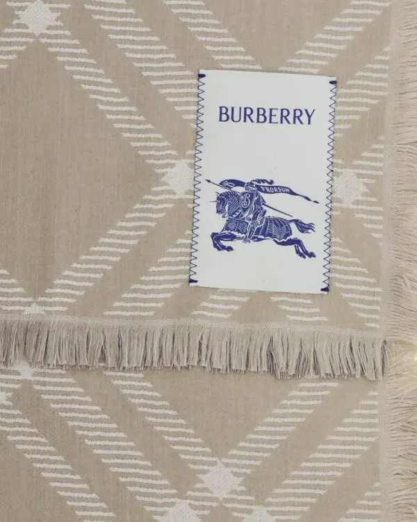 Burberry Wool And Silk Scarf