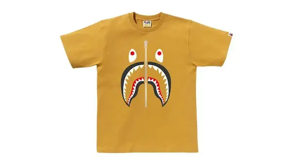 A BATHING APE Cotton Shark Head T-shirt