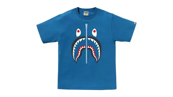 A BATHING APE Cotton Shark Head T-shirt