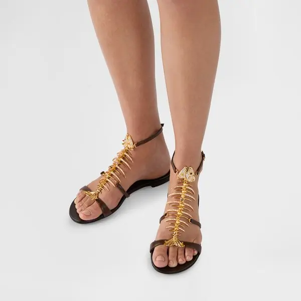 GIUSEPPE ZANOTTI Slim 2.0 Flat Sandals