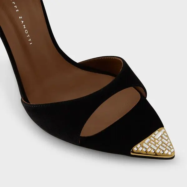 GIUSEPPE ZANOTTI Intriigo Jewelry Mule 90