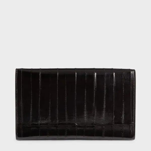 GIUSEPPE ZANOTTI Eel Skin Tuxedo Clutch Bag