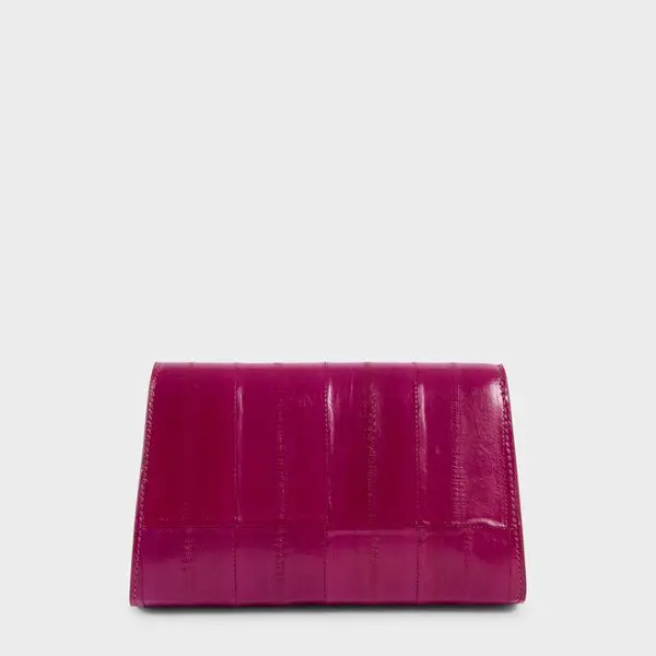 GIUSEPPE ZANOTTI Cleopatra Mini Eel Skin Clutch