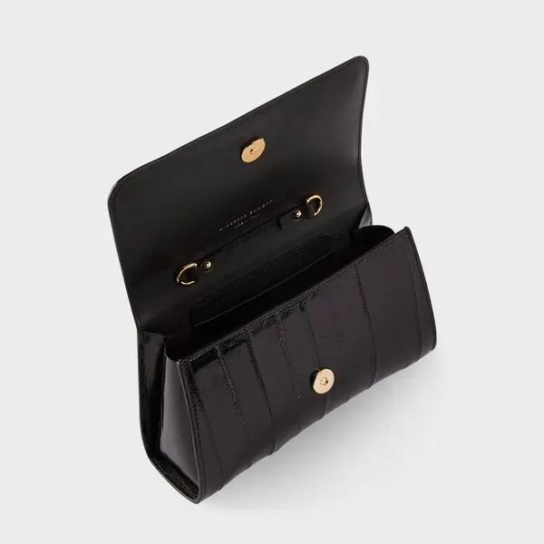 GIUSEPPE ZANOTTI Cleopatra Mini Eel Skin Clutch