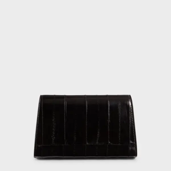 GIUSEPPE ZANOTTI Cleopatra Mini Eel Skin Clutch