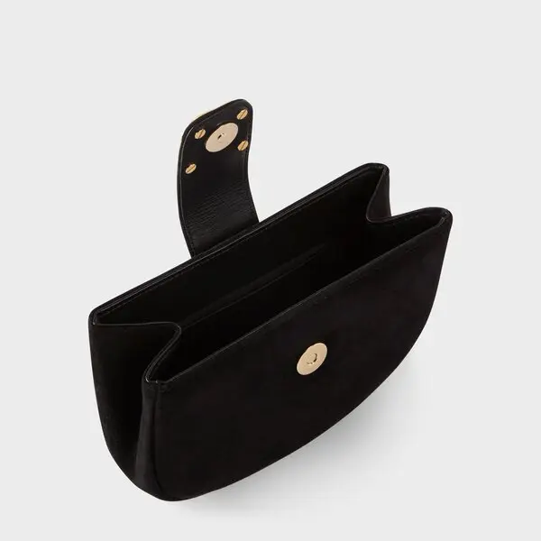 GIUSEPPE ZANOTTI Suede Seal Bag