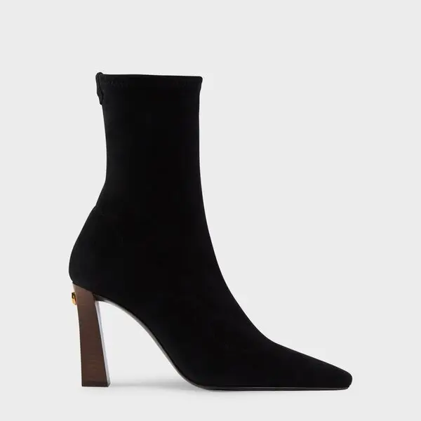GIUSEPPE ZANOTTI Seal Stretch Bootie 90 - Black