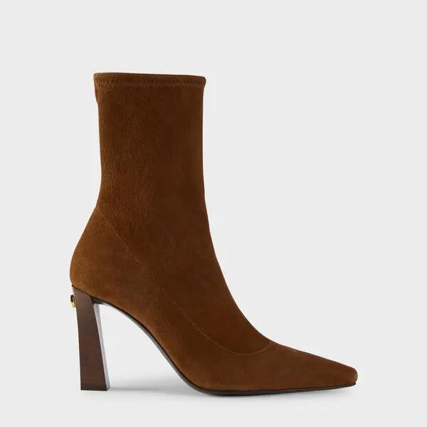 GIUSEPPE ZANOTTI Seal Stretch Bootie 90 - Brown