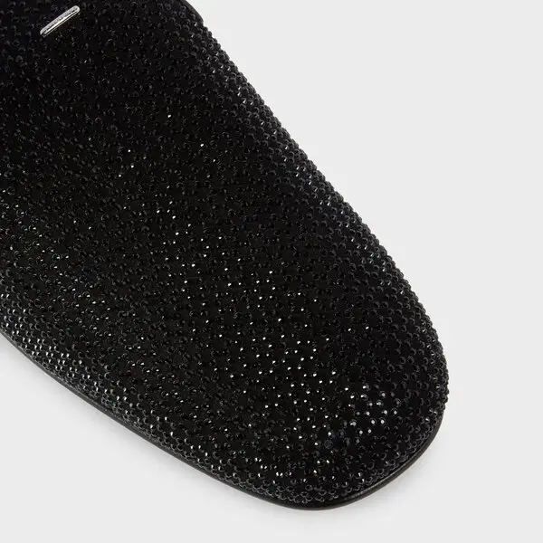 GIUSEPPE ZANOTTI Perforated Suede And Rhinestone Loafer