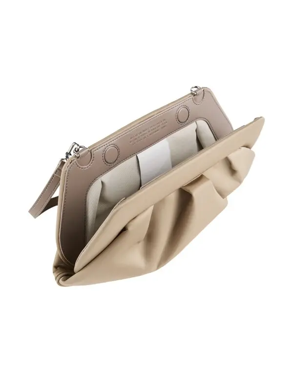 THEMOIRE Emera Handbag Khaki Bio-based Polyurethane