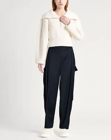 CARACTÈRE Cargo Pants In Polyester, Wool, Viscose, And Elastane - Blue