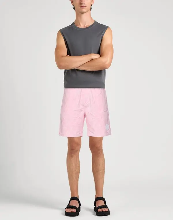 Liu Jo Linen Paisley-print High Waisted Shorts - Pink