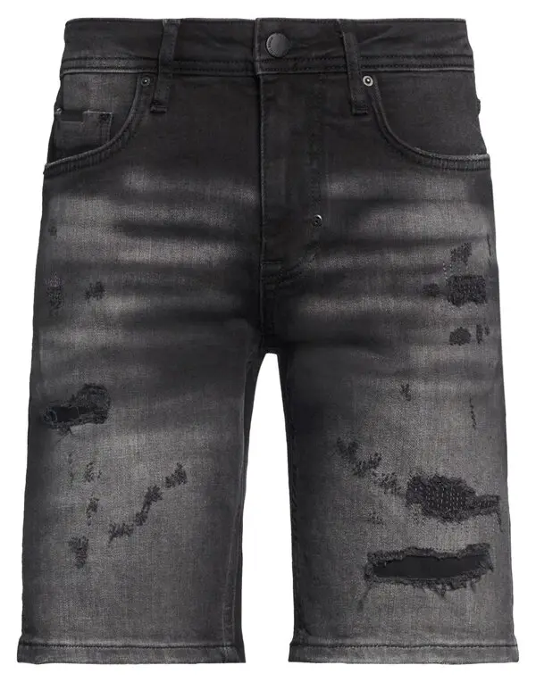 ANTONY MORATO Denim Shorts Size Cotton, Elastane