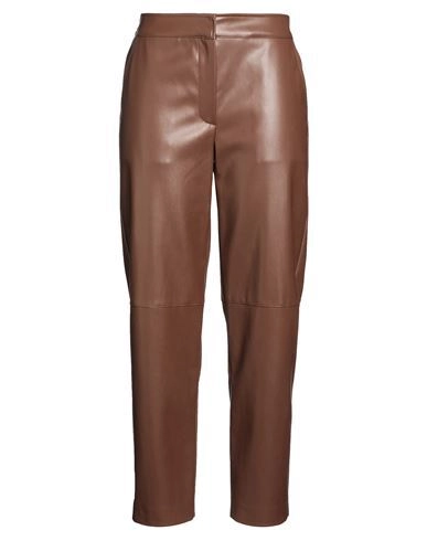 Alpha Studio Pants Size Polyester, Polyurethane Resin - Brown