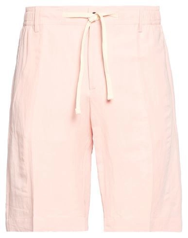 LIU •JO MAN Viscose And Linen Blend Shorts - Light Pink