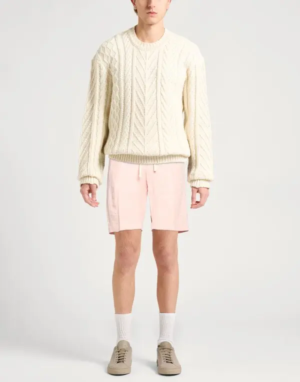 LIU •JO MAN Shorts & Bermuda Shorts Light Size Viscose, Linen - Pink