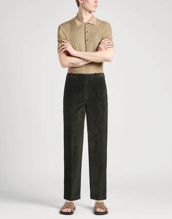 CIRCOLO 1901 Pants Dark Size Cotton, Polyester - Green
