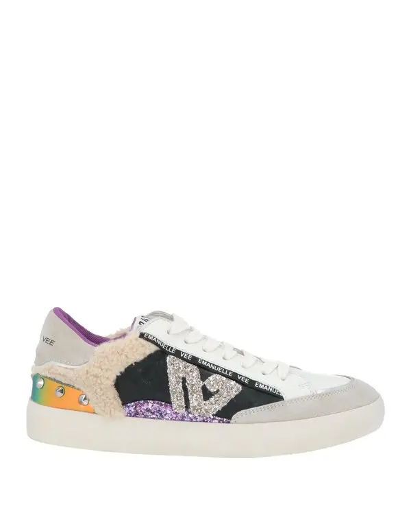 EMANUÉLLE VEE Sneakers Size Leather