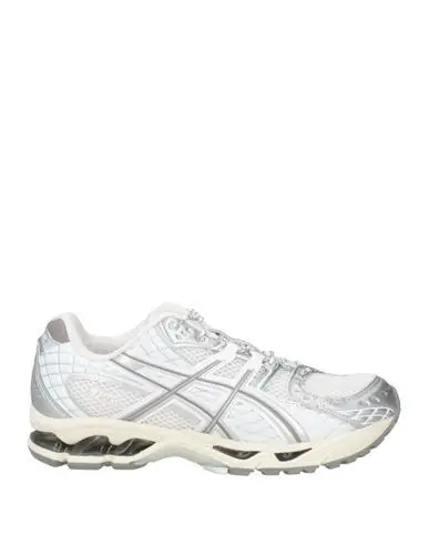 Asics Sneakers Size Textile Fibers, Synthetic Fibers - Silver