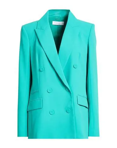 Patrizia Pepe Blazer Emerald Size Polyester - Green