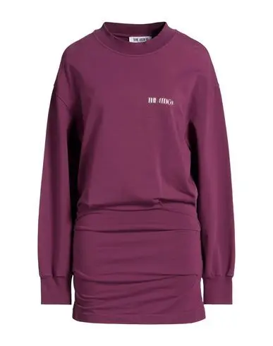 Attico Mini Dress Mauve Size Cotton, Elastane - Purple