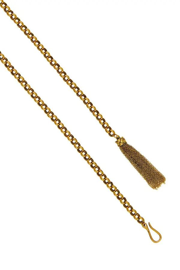 FRAME The Sebastian Belt In Metallic