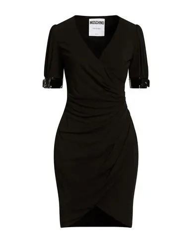 Moschino Mini Dress Fuchsia Size Viscose - Black