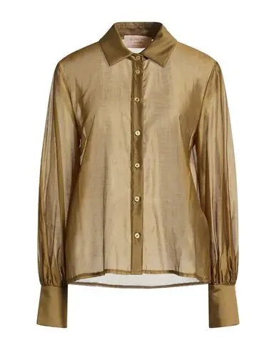 KAOS Shirt Khaki Size Lyocell, Polyester