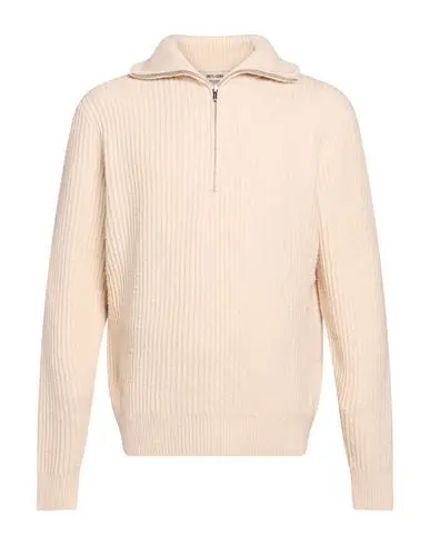 ONLY & SONS Turtleneck Dark Size Cotton, Polyester, Elastane, Wool - White