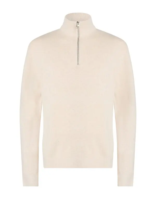 JACK & JONES Premium Organic Cotton Half-zip Sweater
