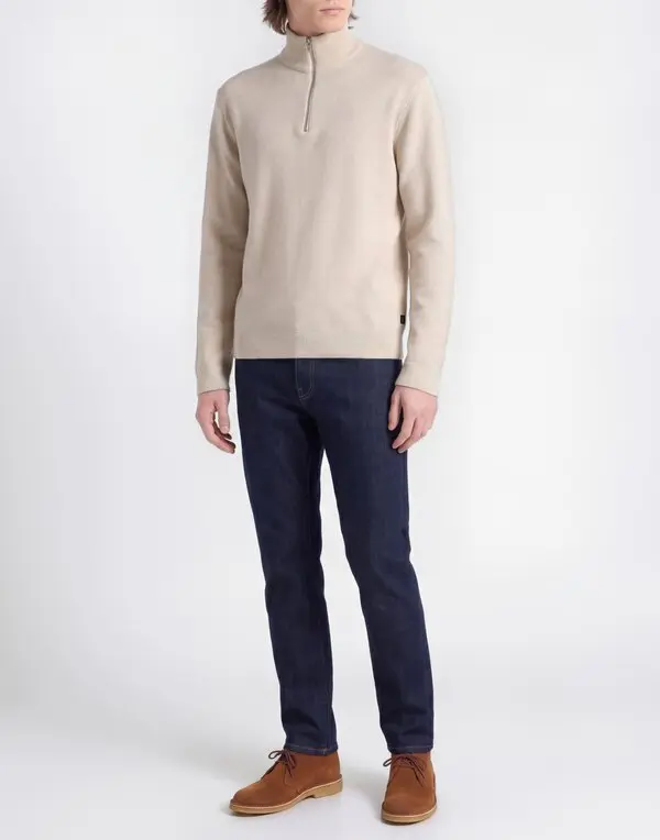 JACK & JONES Premium Organic Cotton Half-zip Sweater