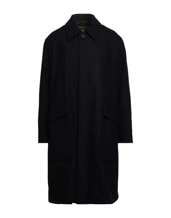 SEALUP Single-breasted Wool Blend Coat