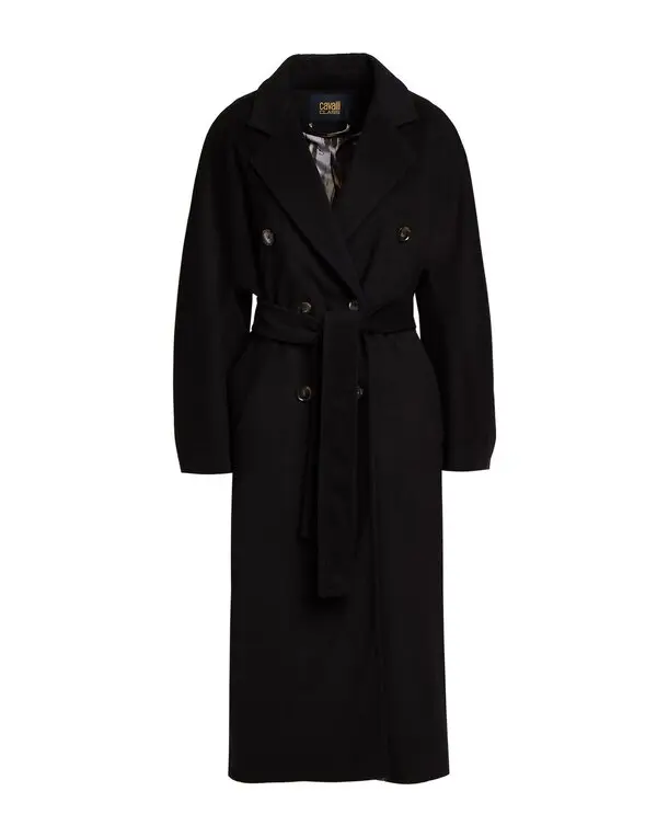 Roberto Cavalli Coat Size Wool, Polyester, Acrylic
