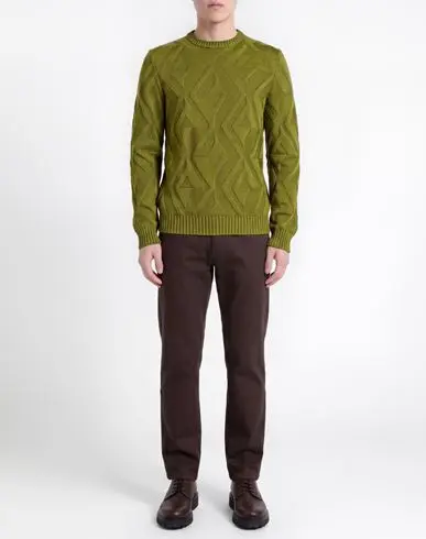 Alpha Studio Sweater Azure Size Merino Wool - Green