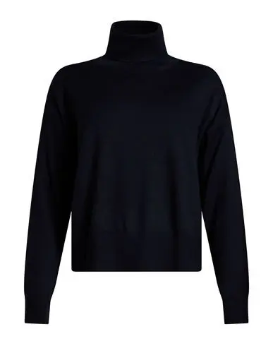 ARAGONA Turtleneck Midnight Size Merino Wool - Blue