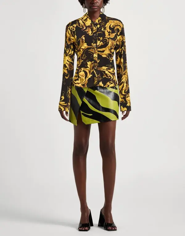 Versace Shirt Size Viscose, Elastane