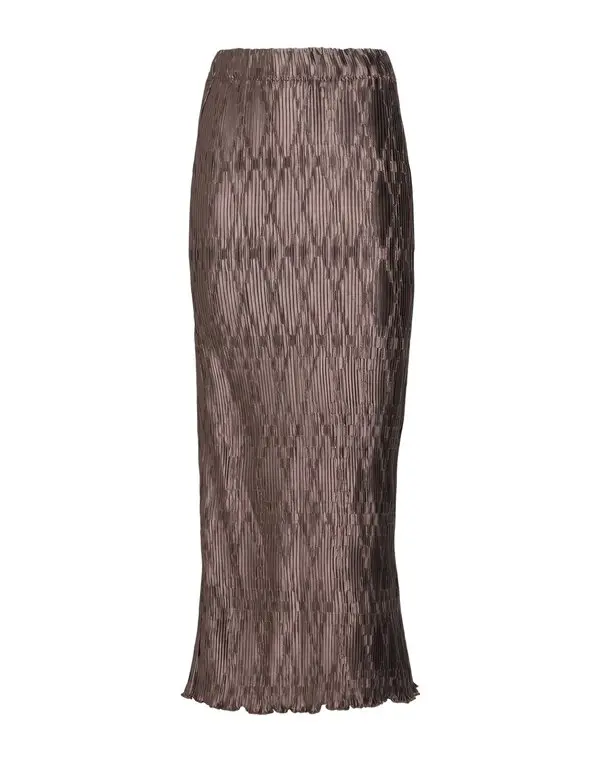 BY MALENE BIRGER Maxi Skirt Taupe Size Polyester