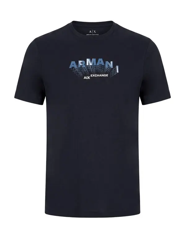 Armani Exchange T-shirt Size Cotton, Elastane