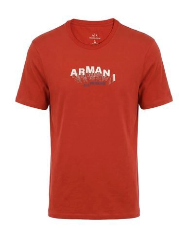 Armani Exchange T-shirt Size Cotton, Elastane - Orange