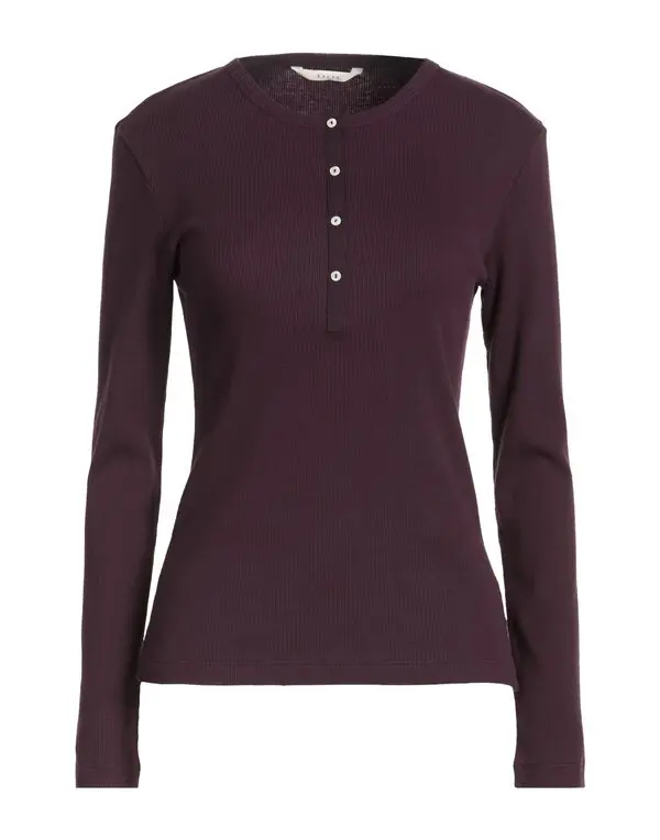 XACUS Long Sleeve Ribbed Cotton Polo Shirt
