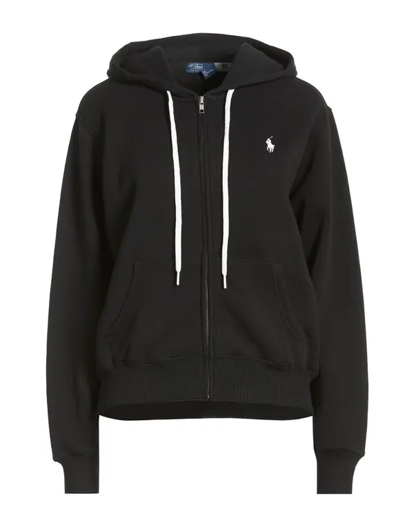 Polo Ralph Lauren Sweatshirt Size Cotton, Polyester - Black