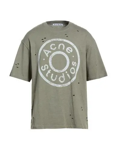 Acne Studios T-shirt Khaki Size Cotton, Polyester