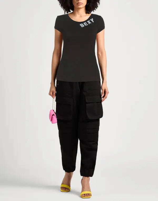 Dsquared2 Cotton T-shirt With "sexy" Graphic - Black