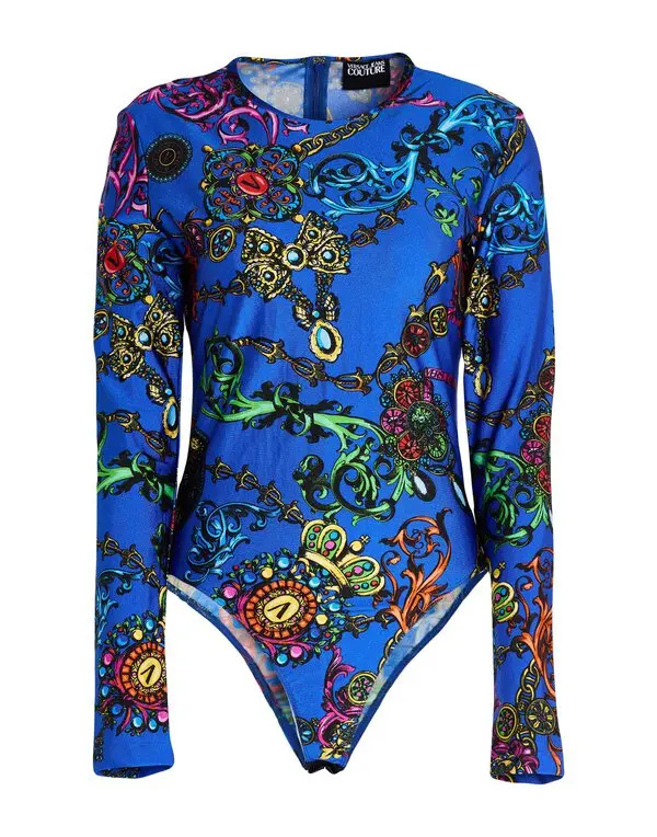 Versace Bodysuit Bright Size Polyamide, Elastane