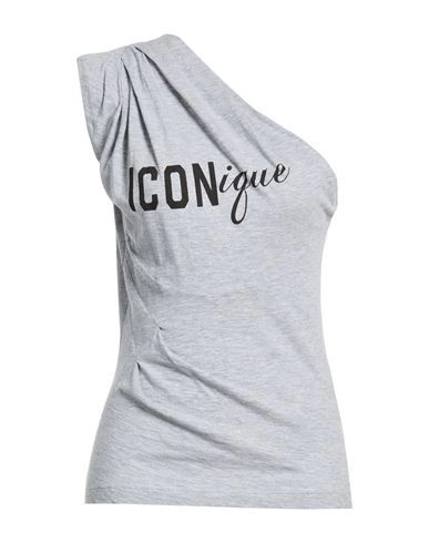 Dsquared2 One-shoulder Appliqué Top - Light Grey