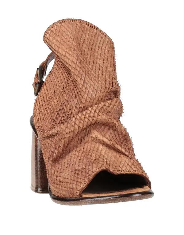JP/DAVID Sandals Tan Size Leather