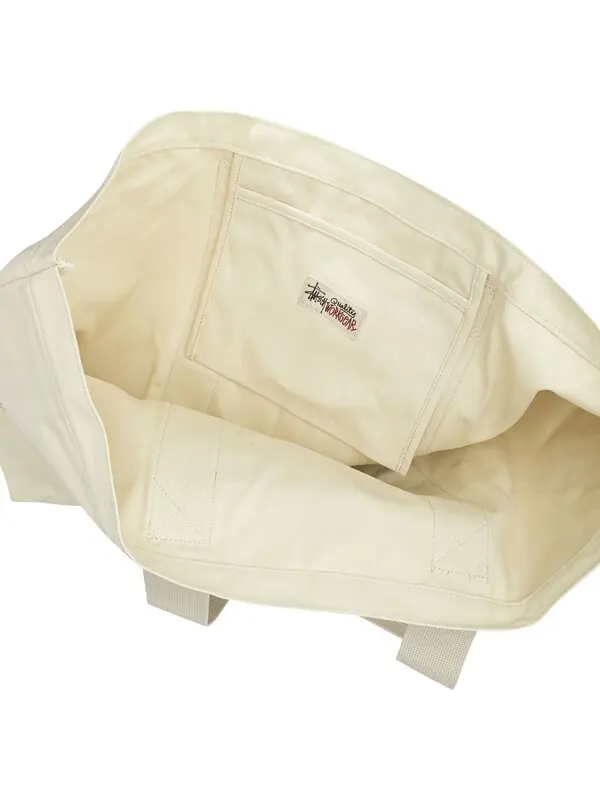 StÜssy Cotton Tote Bag With Logo
