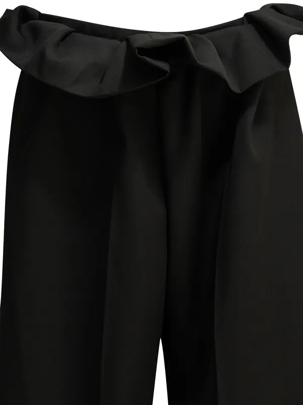 Khaite Kira Tailored Wool Wide-leg Pants